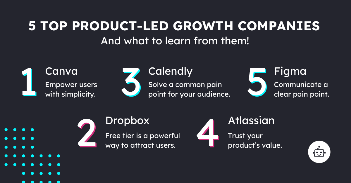 What Can We Learn From These Top 5 Product-Led Growth Companies?