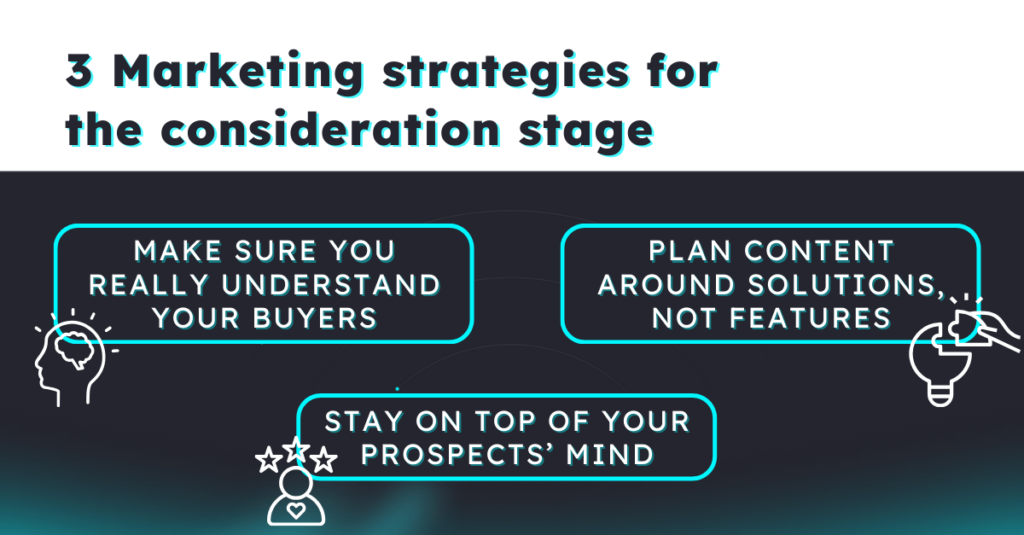The Consideration Stage: 3 Strategies and Best Types of Content