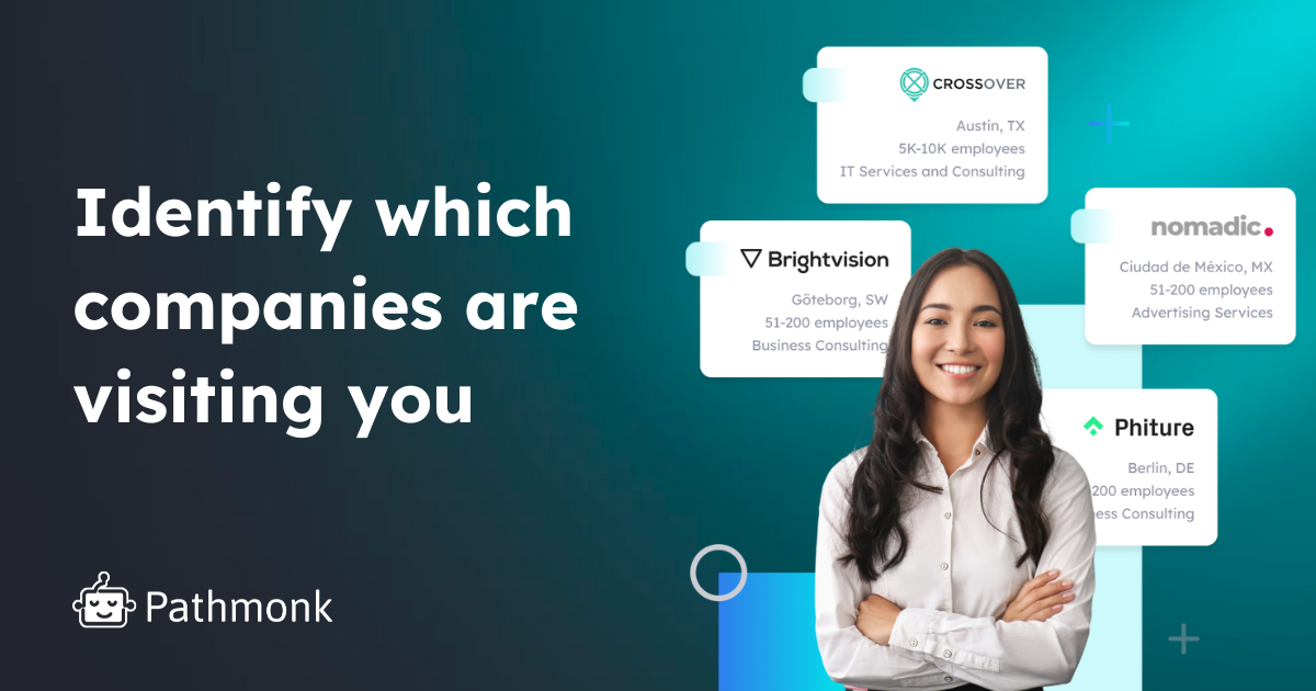 Identify companies visiting your website | Pathmonk