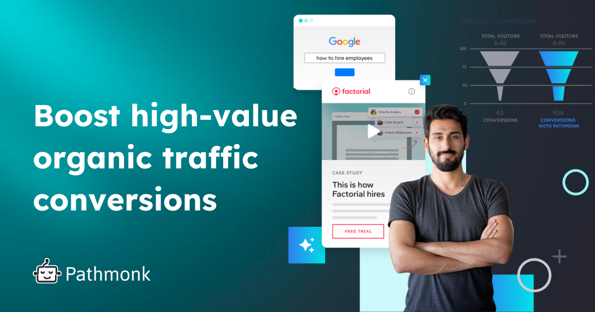 Optimize conversions from organic traffic with AI | Pathmonk